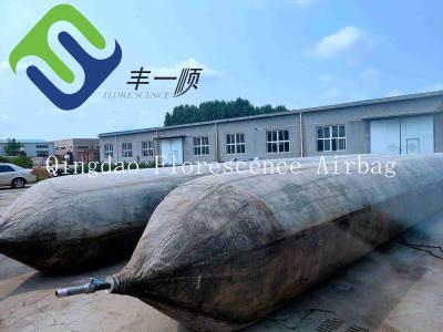 China Opheffende Ballonboot die Marine Rubber Airbag drijven 1.5*15m 8 Lagen Te koop
