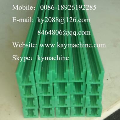 China UHMW-PE guide rail Plastic Guide Rail Plastic rail for roller chains UHMWPE Chain Guide track guide UHMWPE strips for guide rail roller chain guide China manufacturer China factory China producer for sale