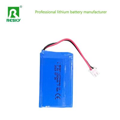 중국 비상 조명 리?? 폴리머 배터리 셀 703048-2s 7.4V 1000mAh 7.4wh 판매용