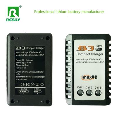 China RC IMAXB3 8W Balance Charger For 7.4V 11.1V 2s 3s 750mA rechargeable lithium polymer batteries for sale