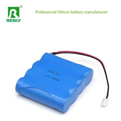 Li-ion Battery Pack 14.8V 2600mAh 4s1p Rechargeable Lithium Ion Batteries For Portable Power Bank