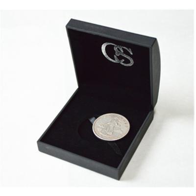 Cina Casi arcati Logo Round Hole di timbratura d'argento di presentazione della carta del contenitore di regalo della moneta in vendita