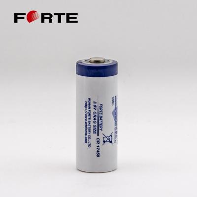 Cina 26g CR17450 Batteria 2000mAh 3.0V 400wh/Kg del diossido del manganese del litio in vendita