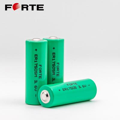 Cina batteria 1000mA ER17505M del cloruro di tionile del litio di 17*50.5mm in vendita