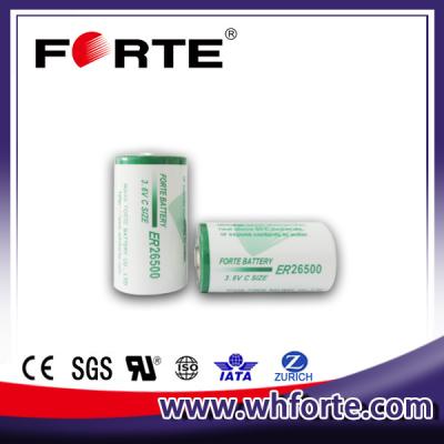 China batería de litio de la energía del tamaño de 3.6V 9000mAh C ER26500 en venta