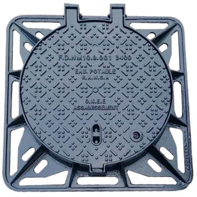 China Tampa de câmara de visita dútile resistente do ferro e deslizamento EN124 do quadro 54kg anti à venda