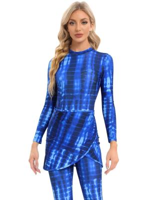 China De dames Gedrukte Moslim Conservatieve Badpakken van Burkini van de Zwempak Moslimbikini Te koop