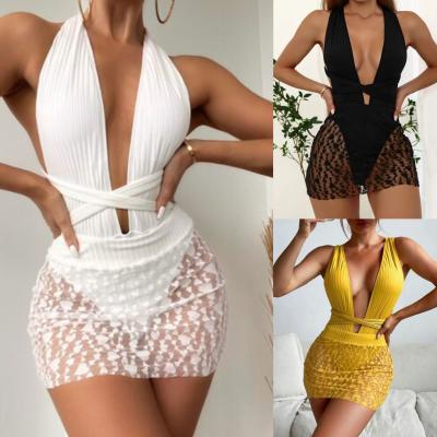 Китай Green Ruffles Swimwear for High-Performance Needs продается
