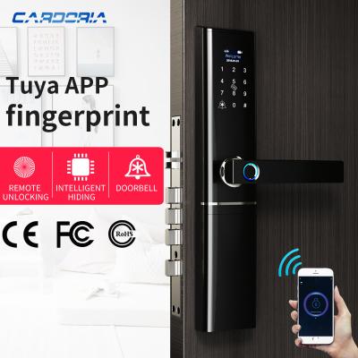 Cina Rapidamente sblocchi la serratura di porta della carta di Rfid, serratura di porta astuta biometrica di controllo del App in vendita