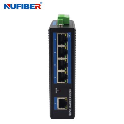 China High-Performance Unmanaged Industrial Switch with 5 Port 10/100/1000Mbps RJ45 and LED Indicators for sale