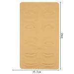 PMU Permanent Makeup Rubber 3D Lips Practice Skin Tattoo Mat To Practice Perfect Eyebrow