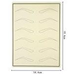 PMU Permanent Makeup Rubber 3D Lips Practice Skin Tattoo Mat To Practice Perfect Eyebrow