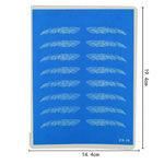 PMU Permanent Makeup Rubber 3D Lips Practice Skin Tattoo Mat To Practice Perfect Eyebrow
