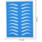 PMU Permanent Makeup Rubber 3D Lips Practice Skin Tattoo Mat To Practice Perfect Eyebrow