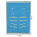 PMU Permanent Makeup Rubber 3D Lips Practice Skin Tattoo Mat To Practice Perfect Eyebrow