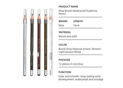 Chine Anti revêtement de front de crayon de maquillage de sourcil d'anesthésiques plaçant la ligne de traction de Pen Long Lasting Peel Off à vendre
