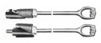 China Wedge style 3/4"X53" Expanding Rock Anchor Rod Galvanized for utility power for sale