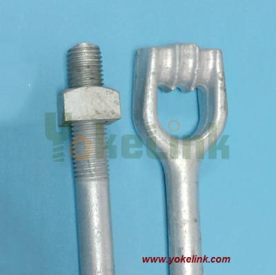 China Hot Dip Galvanized Thimble Anchor Rod for Utility Poles with and ASTM A153 Standard for sale