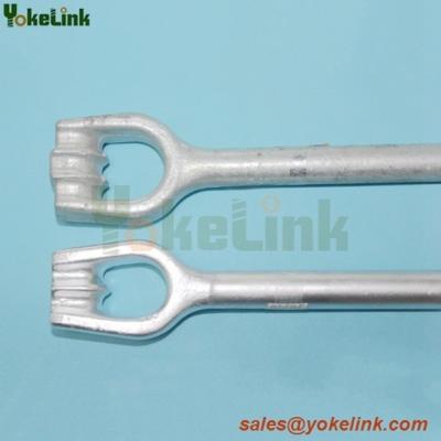 China Hot Dip Galvanized Thimble Anchor Rod for Utility Poles with and ASTM A153 Standard for sale