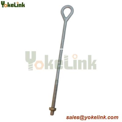 China Hot Dip Galvanized Thimble Anchor Rod for Utility Poles with and ASTM A153 Standard for sale
