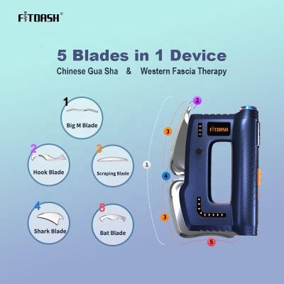 Electric Fascia Massager with Red Light Therapy Fitdash Deep Muscle Knife