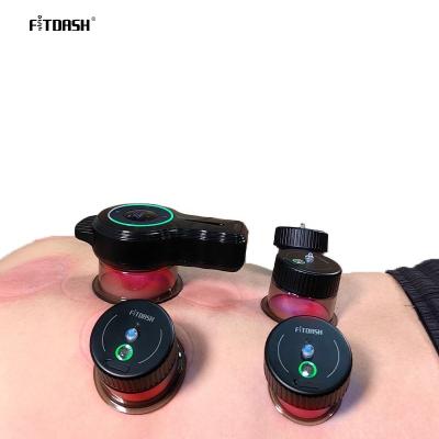 중국 첨단 Fitdash 진공 컵 치료 기계 빨간 빛과 충전 전원 판매용