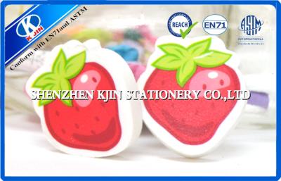 Cina La frutta della fragola ha modellato le gomme dei bambini di rosso per lo studente della scuola, logo su misura in vendita