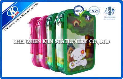 Cina I bambini di doppio strato hanno personalizzato gli insiemi della cancelleria con le matite colorate ed il mini taccuino in vendita