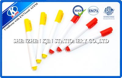 China 9.8cm de Rode/Gele Markeerstiften van Nieuwe vullingswhiteboard met GLB voor Studenten met EN71 Certificatie Te koop