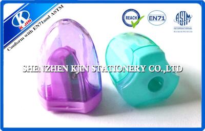 Cina Temperamatite di plastica a forma di cilindrici, temperamatite tenuto in mano in vendita
