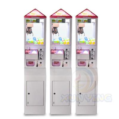 Cina 1 giocatore Mini Claw Crane Machine con metallo acrilico plastica e ricevitore di bollette in vendita