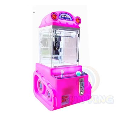 Cina 1 giocatore Mini Claw Crane Machine con metallo acrilico plastica e ricevitore di bollette in vendita
