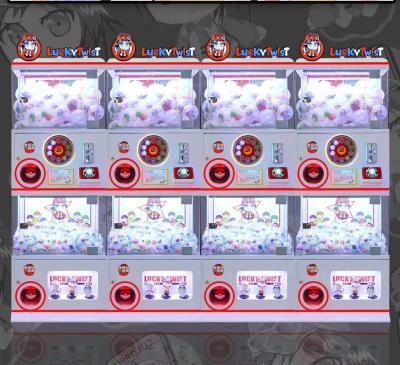 Cina Amusement Game Center Adatto per bambini giocattoli distributore automatico con opzioni capsula Gashapon in vendita