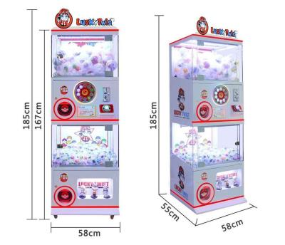 Cina Amusement Game Center Adatto per bambini giocattoli distributore automatico con opzioni capsula Gashapon in vendita