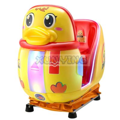 China Mesin Coin Operated Kiddie Ride Little Duck Swing Machine 30KG for sale