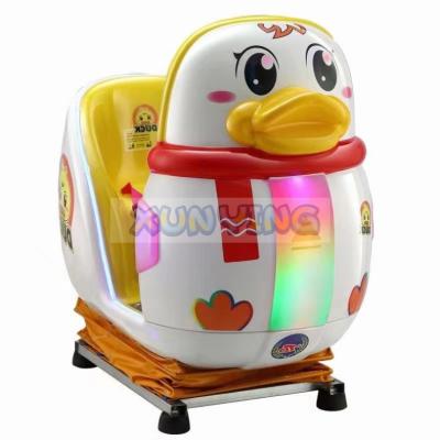 China Mesin Coin Operated Kiddie Ride Little Duck Swing Machine 30KG for sale