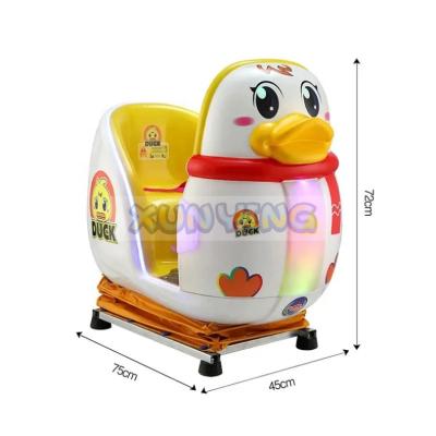 China Mesin Coin Operated Kiddie Ride Little Duck Swing Machine 30KG for sale