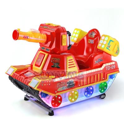 China Amusement Center Coin Operated Rocket Ride Kiddie Tank Game Machine ODM for sale