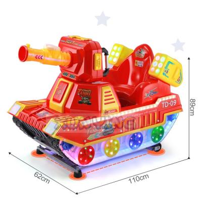 China Amusement Center Coin Operated Rocket Ride Kiddie Tank Game Machine ODM for sale