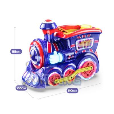 China Amusement Coin Operated Kiddie Ride Train Swing Machine Customized for sale