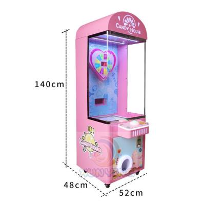 China EU/US/UK/AU Plug Coin Operated Candy House Vending Gift Machine with Customized Design for sale