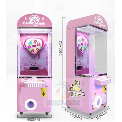 China EU/US/UK/AU Plug Coin Operated Candy House Vending Gift Machine with Customized Design for sale