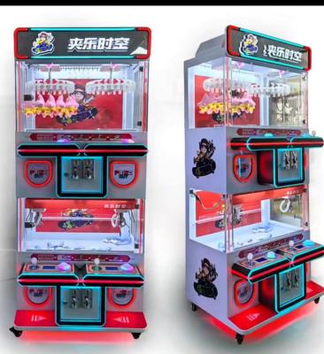 Cina 4 giocatori Claw Machine Coin Operated Toy Crane Machine Clip Machine per giochi interni in vendita
