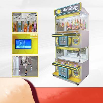 Cina Amusement Game Center Indoor Coin Operated Toy Arcade Doll Claw Machine per 4 giocatori in vendita