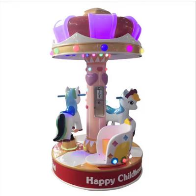 Cina 3 Passenger Kiddie Carousel Ride Coin gestito per il parco di divertimenti in vendita