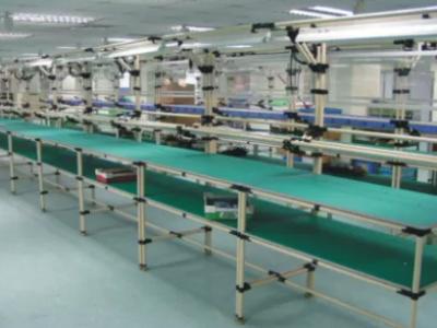 China Flexible Composited Pipe Workbench , Industrial Lab Metal Work Bench for sale