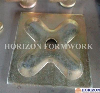 Κίνα Πιεσμένο τετράγωνο πιάτο 120x120x6mm Waler γαλβανισμένη κλίση λήξη προς πώληση