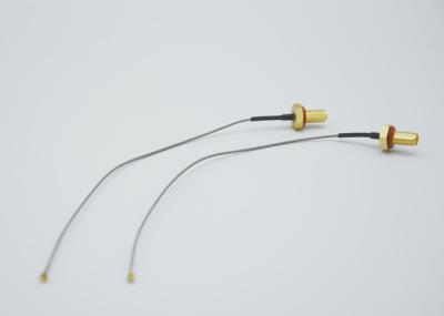 Cina Cavo coassiale SMA B/H femminile di rf al saltatore maschio della treccia della piegatura di IPEX in vendita