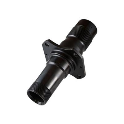 Κίνα Μαύρα Knurled αργίλιο γυαλισμένα σωλήνας γυρισμένα CNC τμήματα υποβολής σε ανοδική οξείδωση προς πώληση