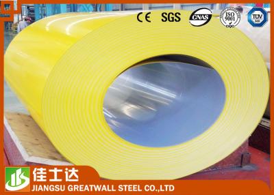 Cina Bobina d'acciaio colore giallo/grigio chiaro per il magazzino, SGCC DX51D JIS S350 JD+Z in vendita